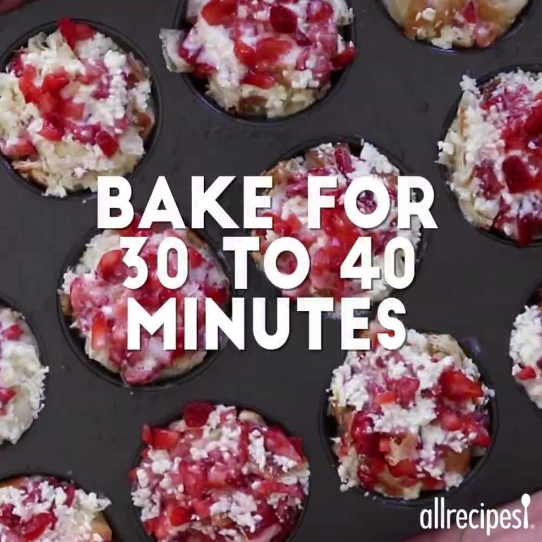 Strawberries 'n' Cream Croissant Cups - Cooking TV Recipes