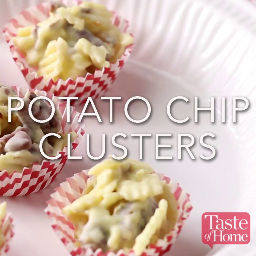 Potato Chip Clusters - Cooking TV Recipes
