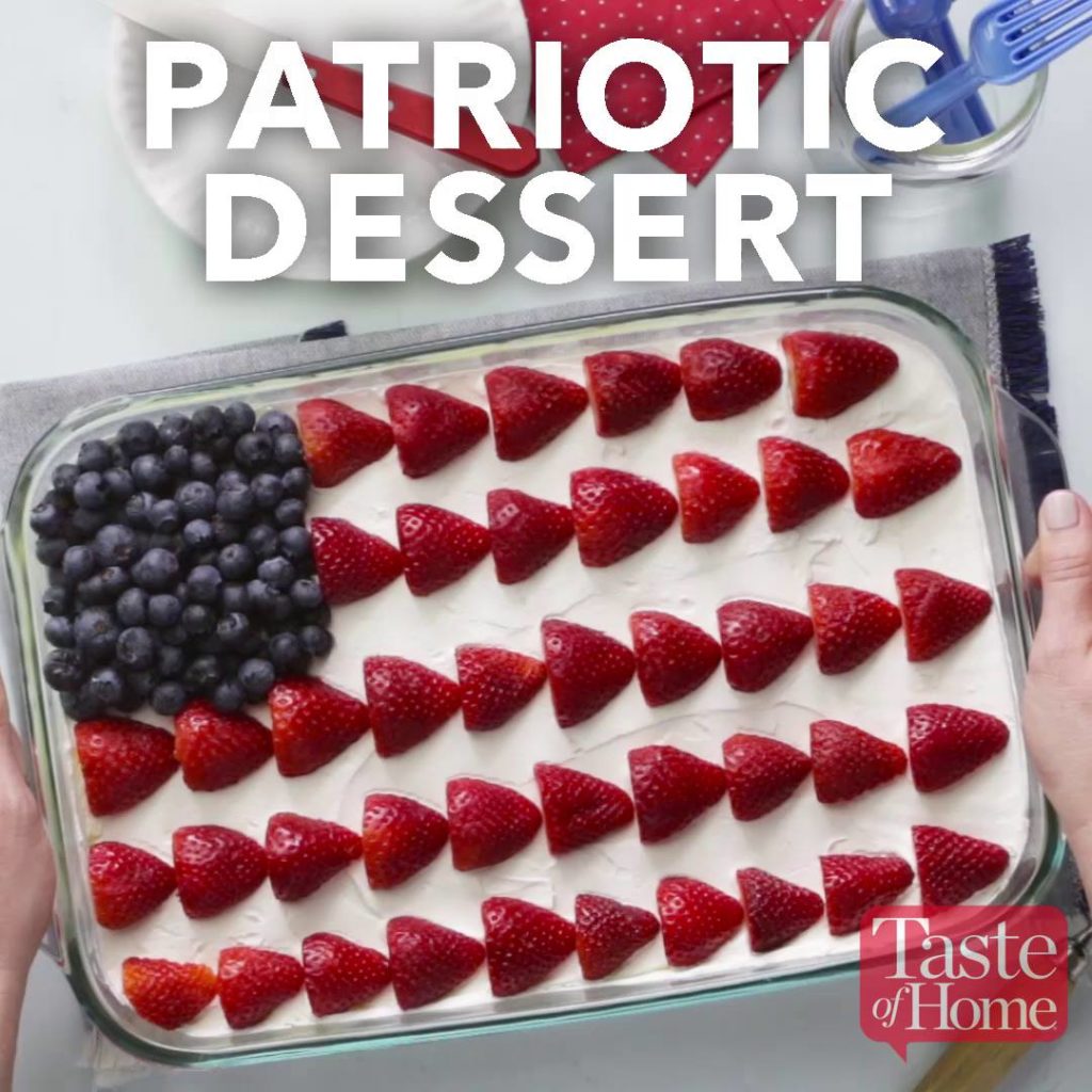 Patriotic Dessert - Cooking TV Recipes