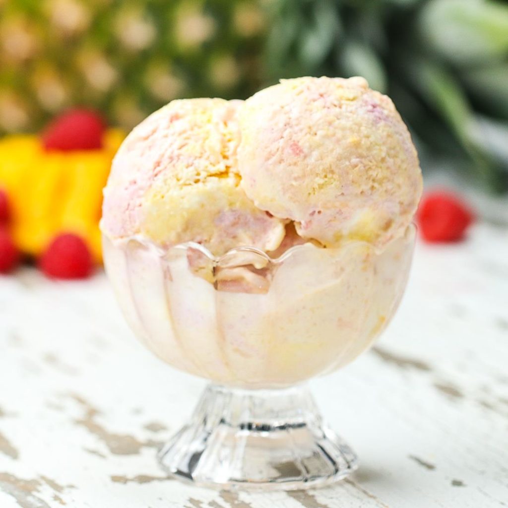 Tropical Rainbow Sherbet - Cooking TV Recipes