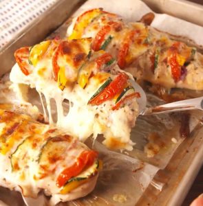Primavera Stuffed Chicken - Cooking TV Recipes