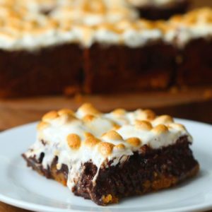 Caramel S'mores Brownies - Cooking TV Recipes