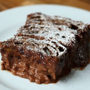 Chocolate Croissant Pudding - Cooking TV Recipes