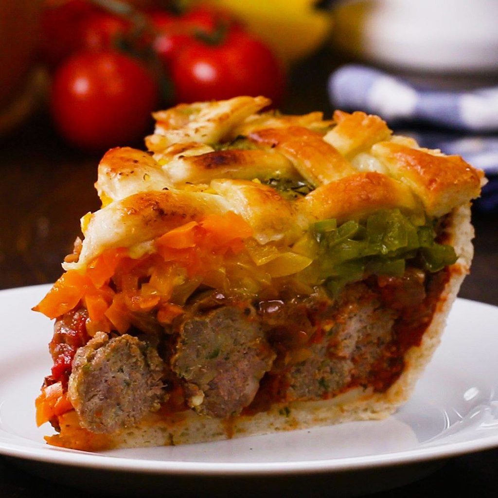 Stuffed Meatball Pie - Cooking TV Recipes