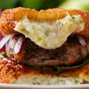 Cheese Stuffed Bacon Burger Dogs - Cooking TV Recipes