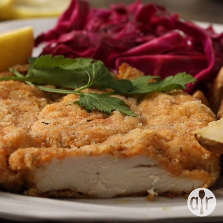 Baked Chicken Schnitzel - Cooking TV Recipes