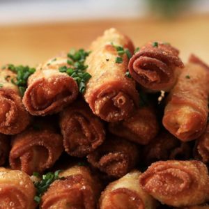 Creamy Crab Delight Spring Rolls - Cooking TV Recipes