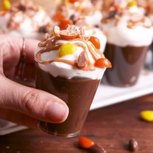 Reese's Cup Pudding Shots - Cooking TV Recipes