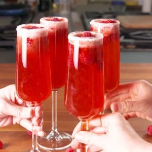Raspberry Mimosas - Cooking TV Recipes
