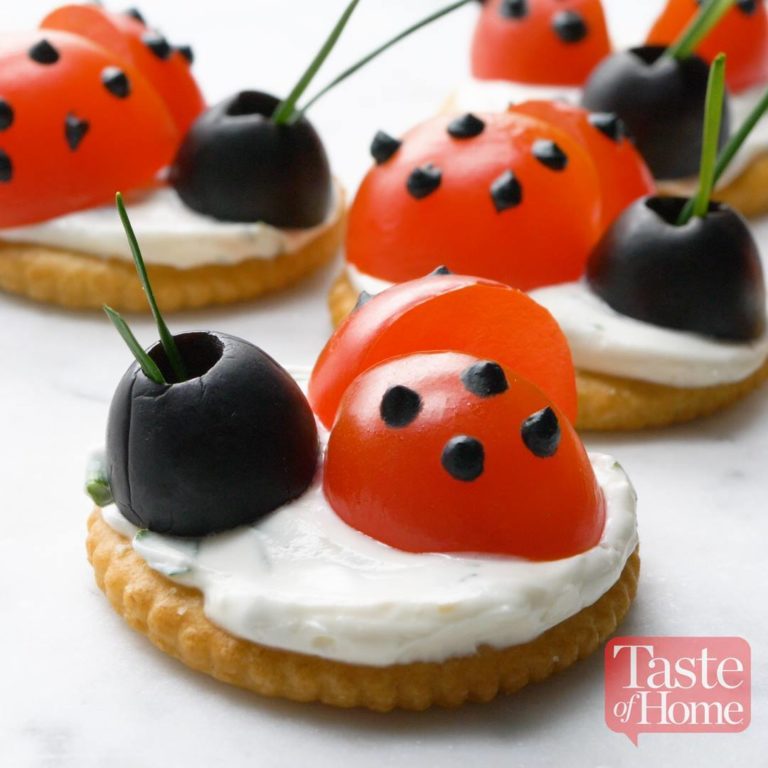 Ladybug Appetizers - Cooking TV Recipes