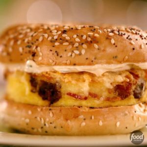 Kitchen Sink Frittata Bagel Sandwich - Cooking TV Recipes