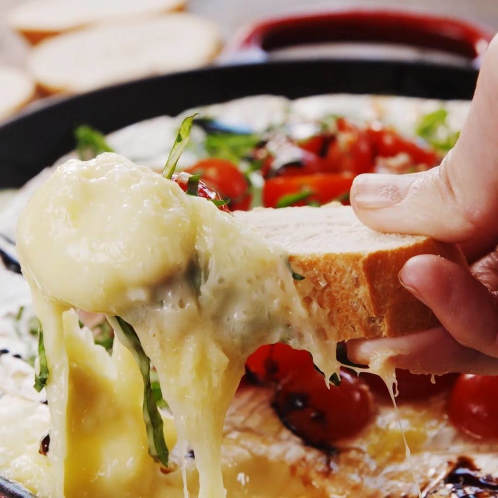 Campfire Caprese Brie - Cooking TV Recipes
