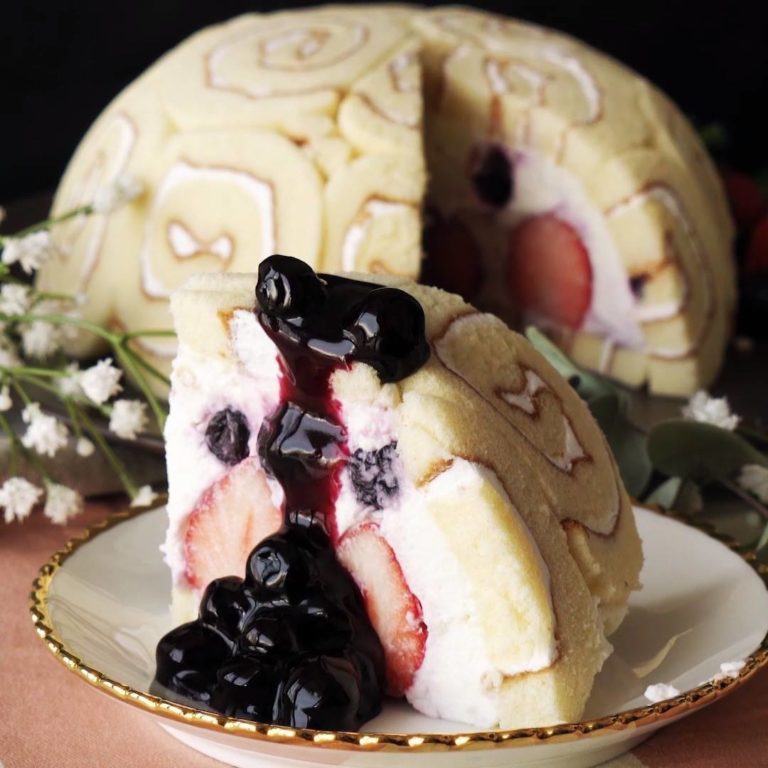 Berry Dome Cake - Cooking TV Recipes