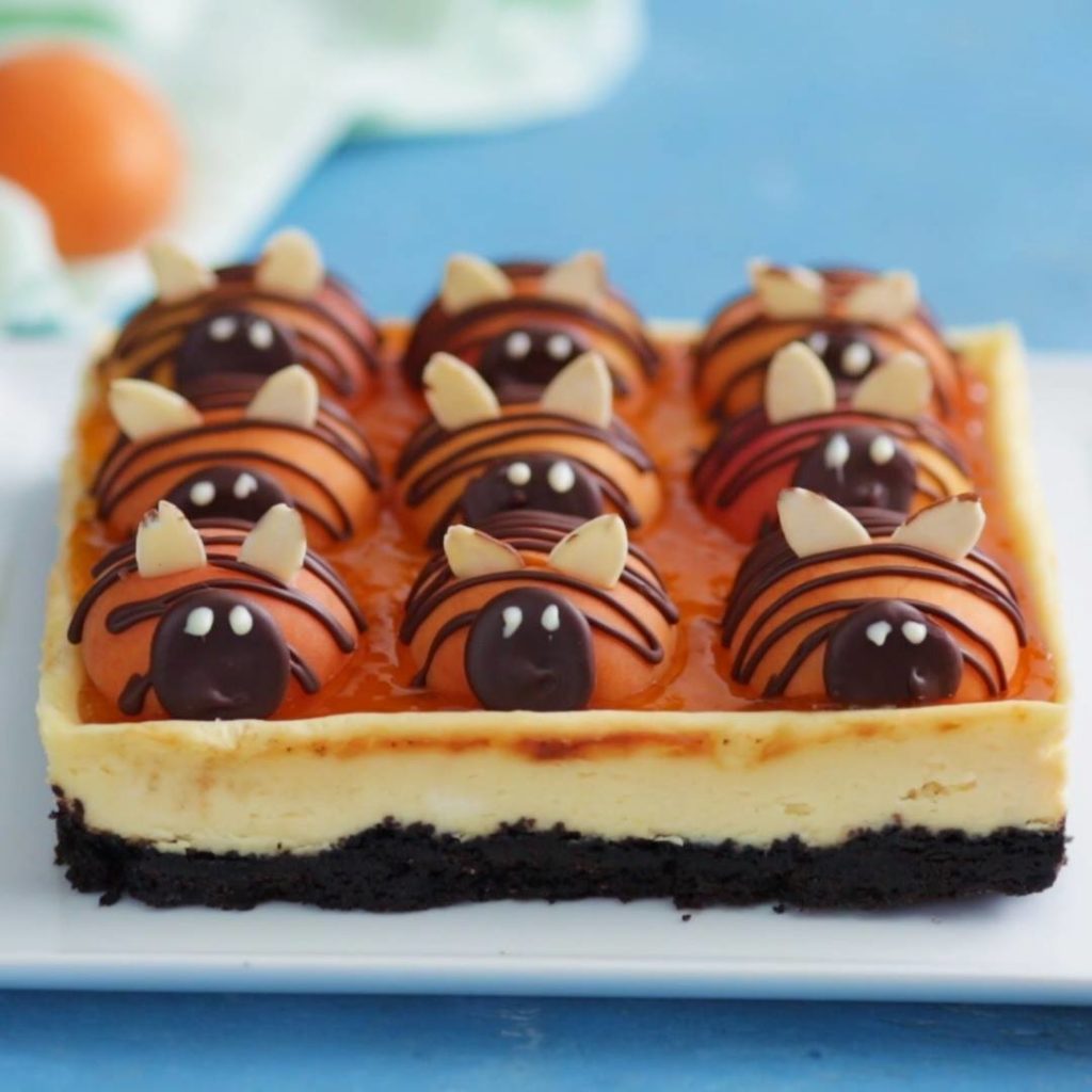 Apricot Bee Cheesecake Bars - Cooking TV Recipes