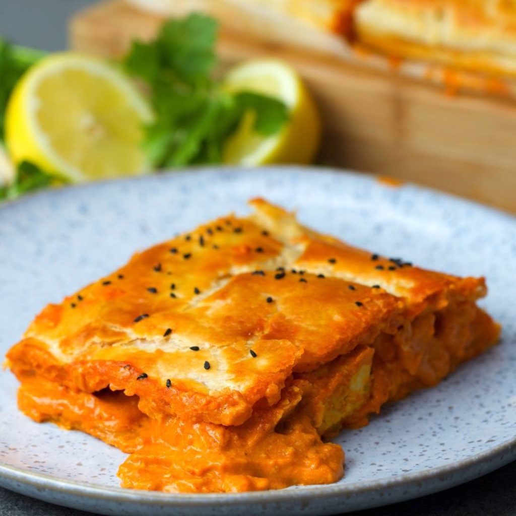 Butter Chicken Slab Pie - Cooking TV Recipes