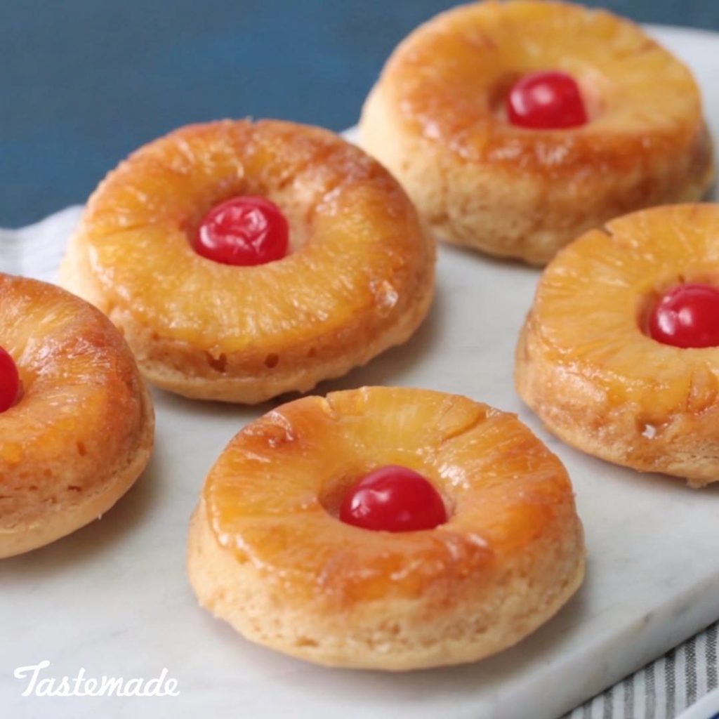 Pineapple Upside Down Donuts - Cooking TV Recipes
