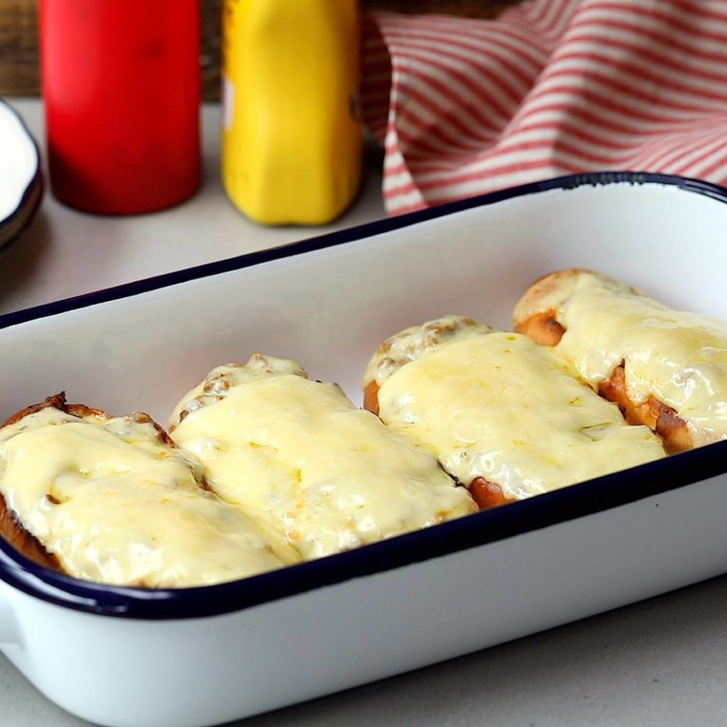 Bacon Double Cheeseburger Dogs - Cooking TV Recipes