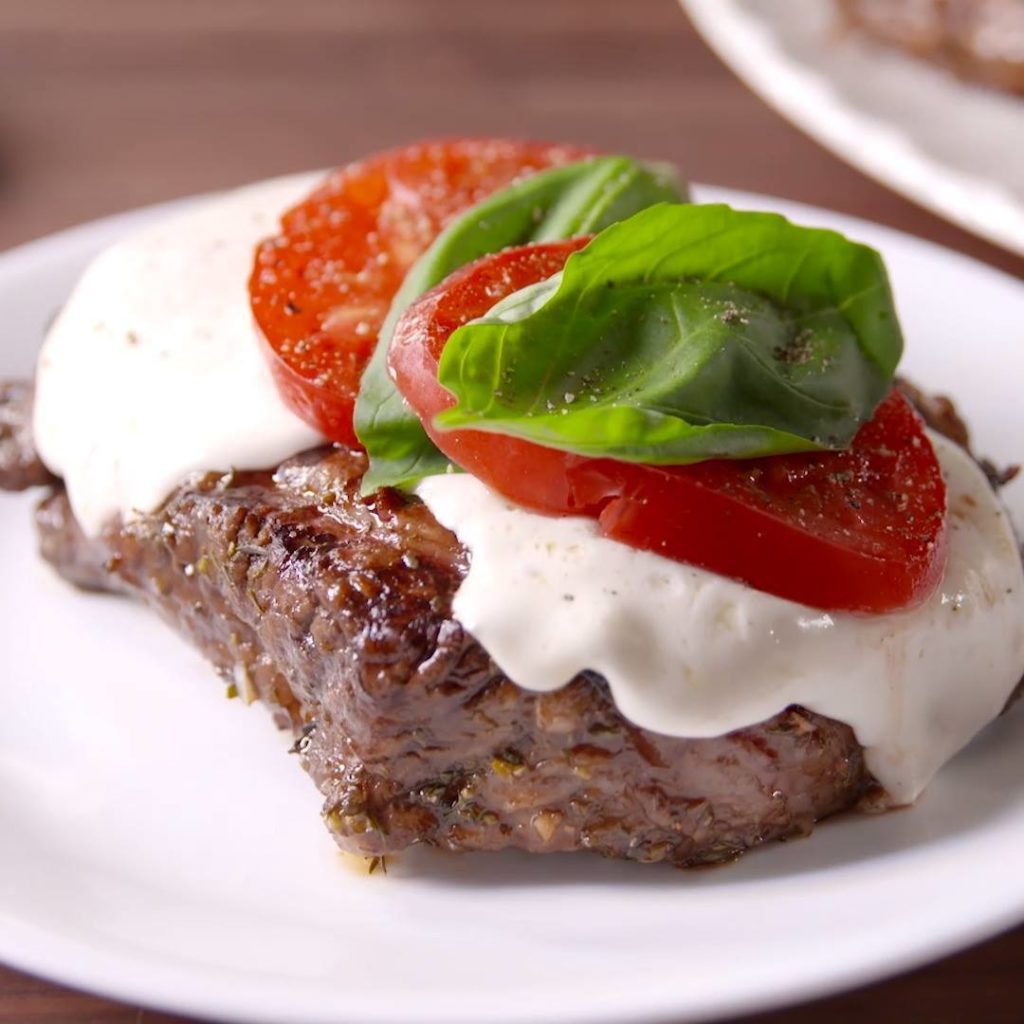 Caprese Steak - Cooking TV Recipes