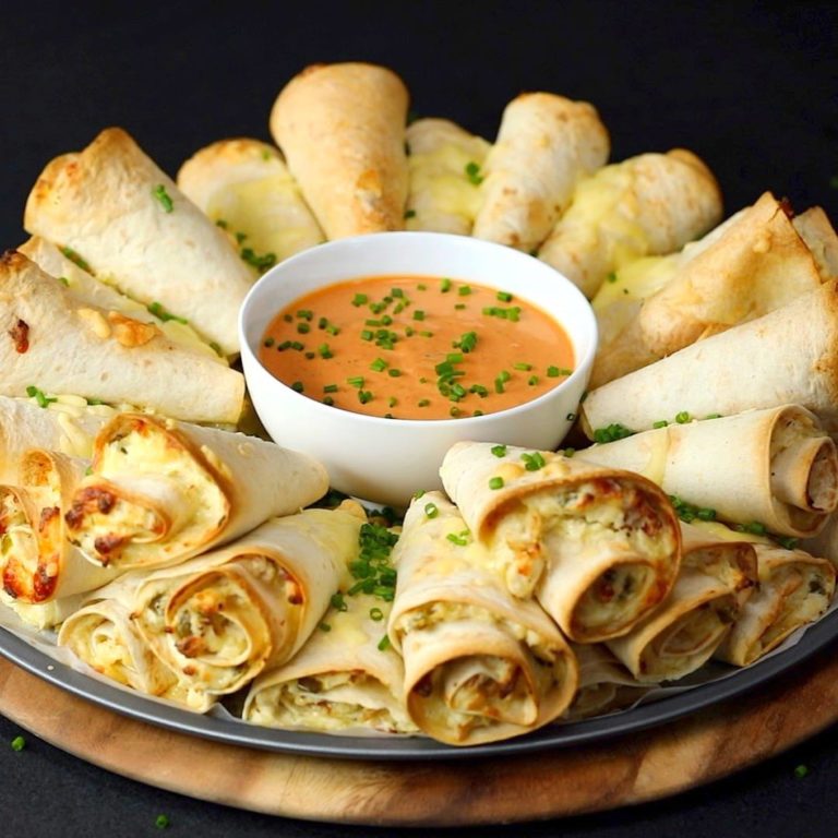 Jalapeno Popper Tortilla Cone Dip Ring - Cooking TV Recipes