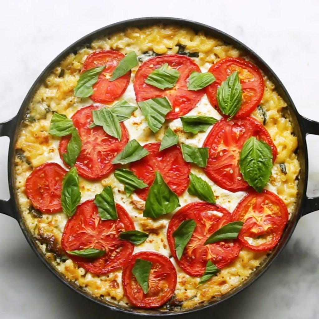 Caprese Mac ‘N’ Cheese - Cooking TV Recipes