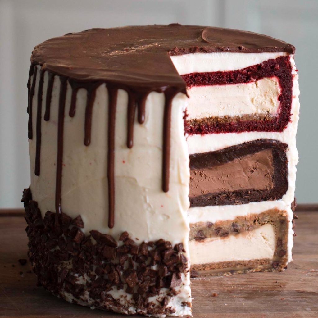 Triple-Decker Cheesecake Tower - Cooking TV Recipes