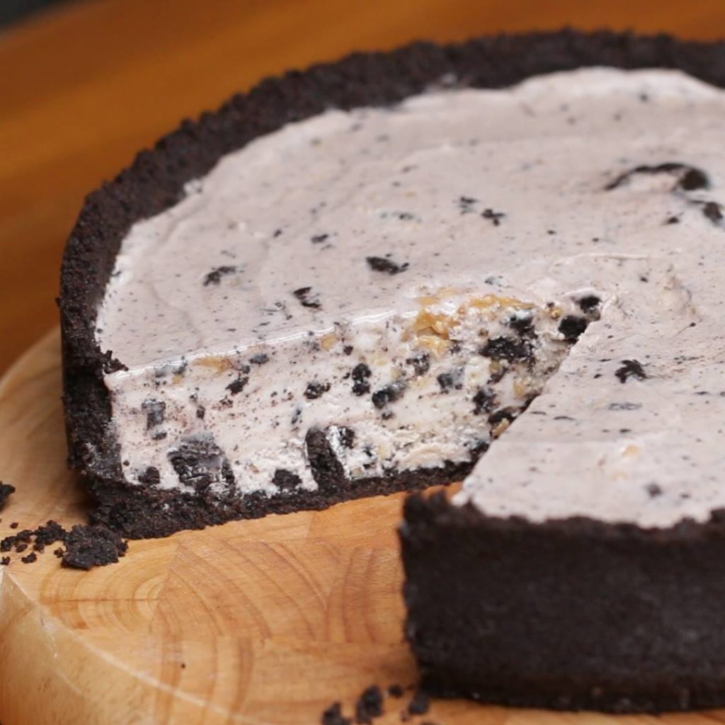 Vegan Peanut Butter Cookie Ice Cream Tart - Cooking TV Recipes