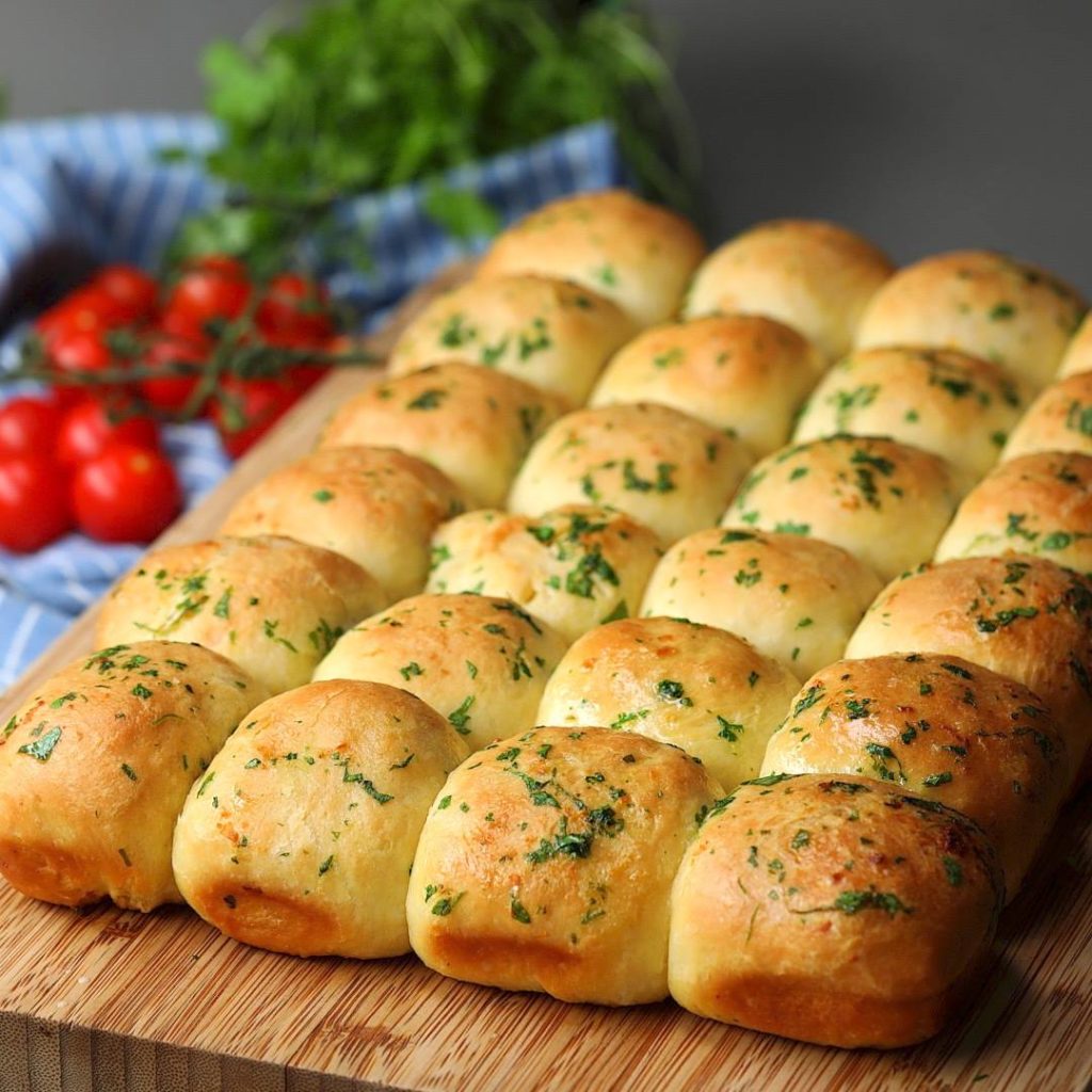 Lasagna Stuffed Garlic Dough Balls - Cooking TV Recipes