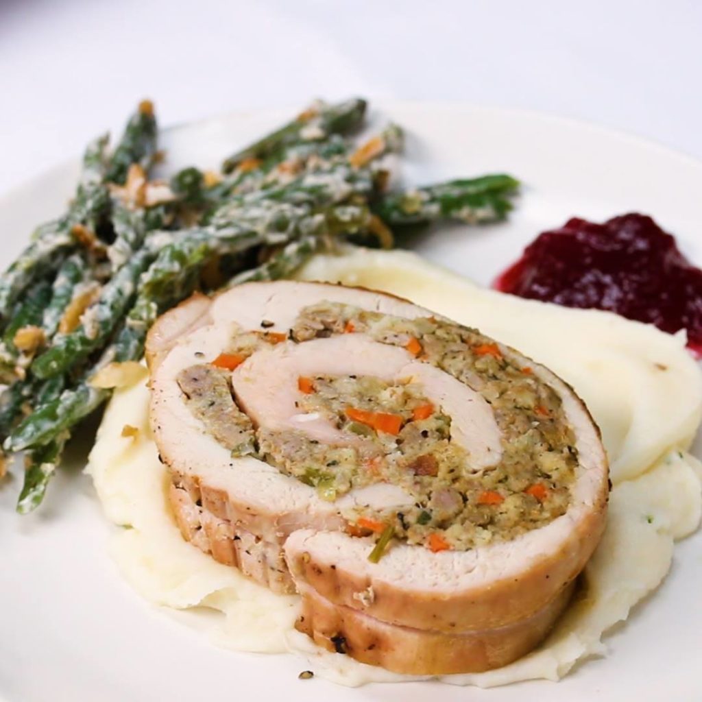 Turkey Roulade - Cooking TV Recipes