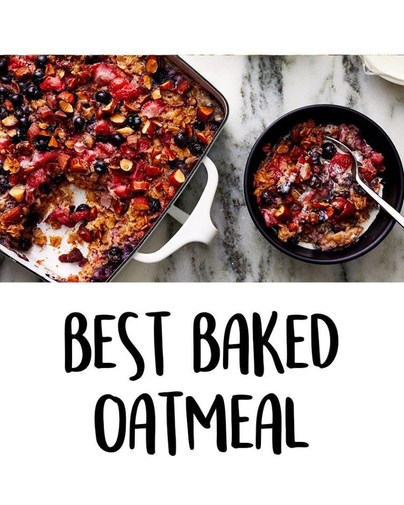 Best Baked Oatmeal - Cooking TV Recipes