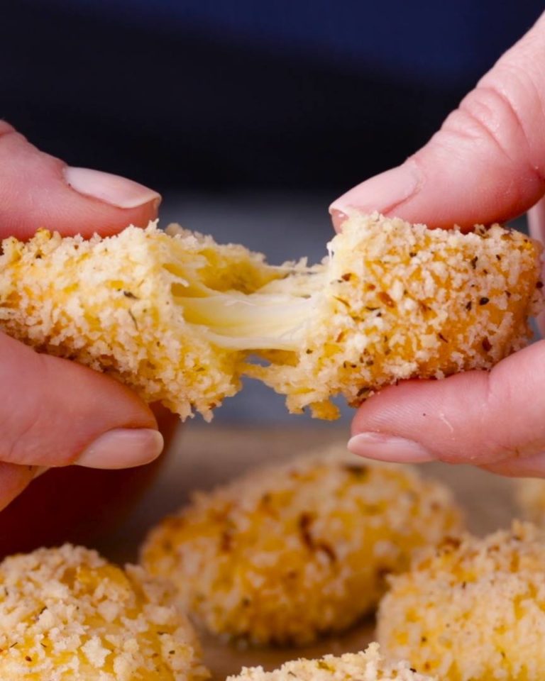 Easy Baked Mozzarella Bites - Cooking TV Recipes