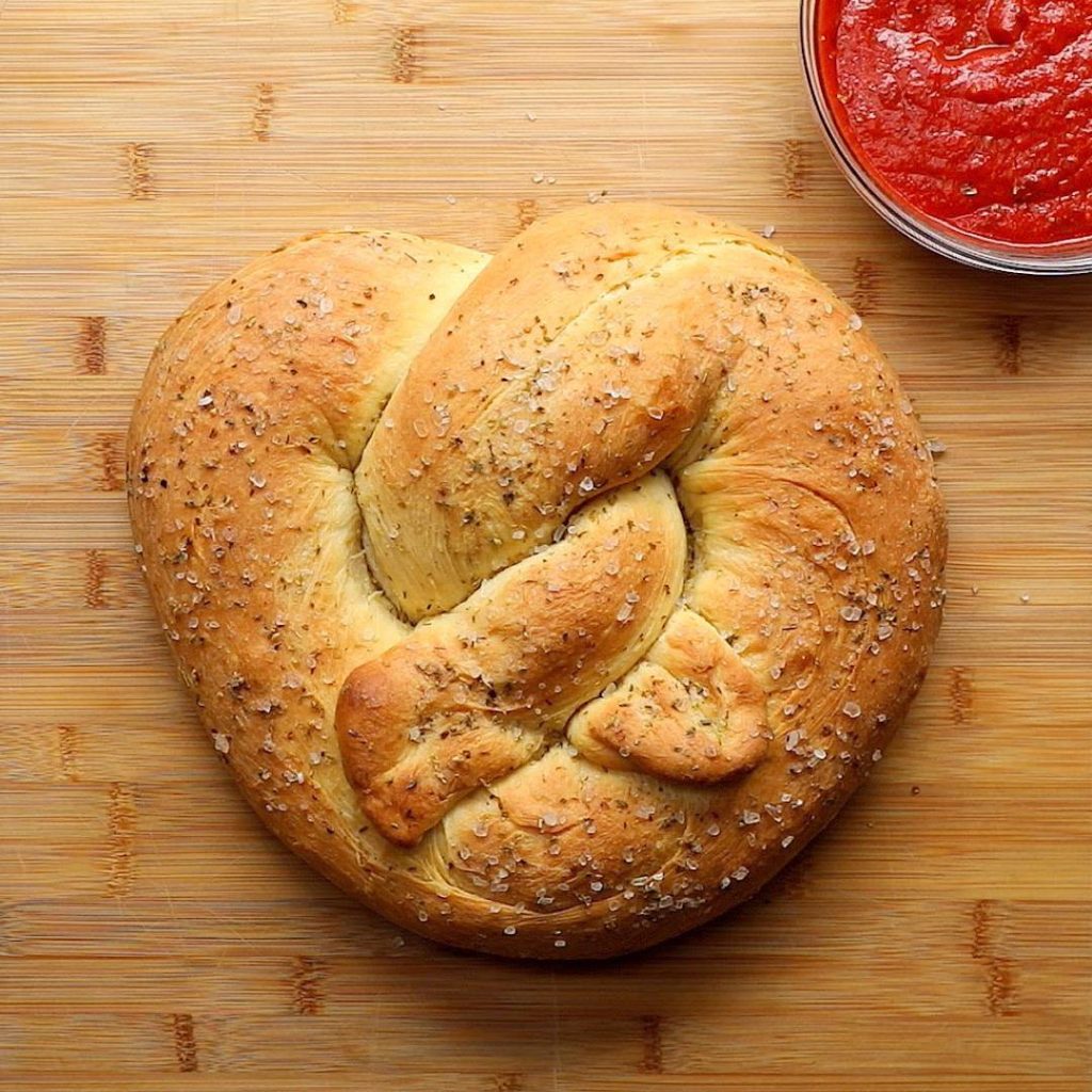 Giant Pepperoni Pizza Knot - Cooking TV Recipes
