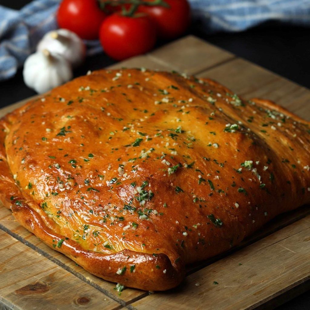 Giant Spaghetti Meatball Calzone - Cooking TV Recipes