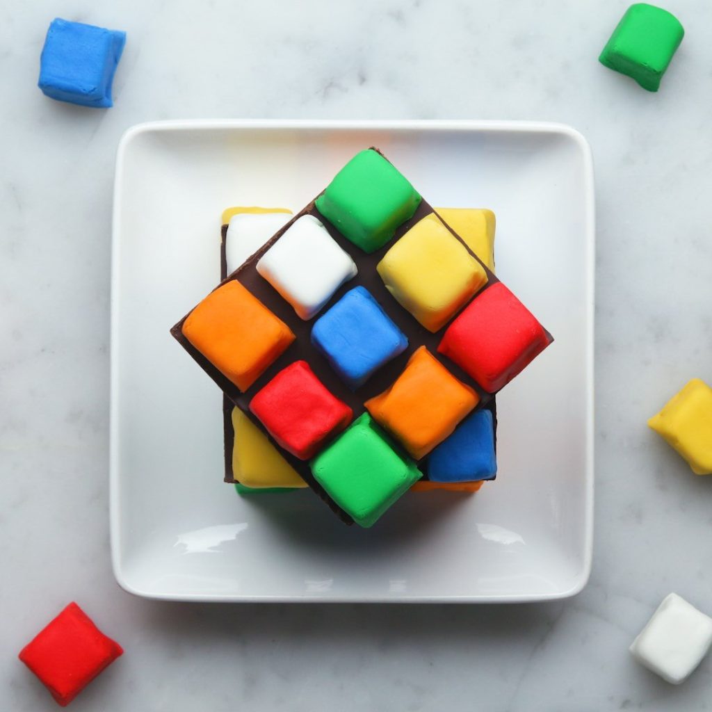 Rubik’s Cube Cake - Cooking TV Recipes