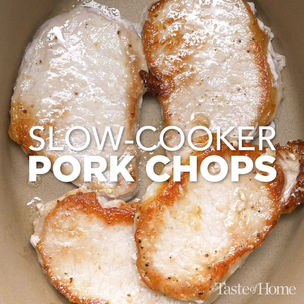 Slow-Cooker Pork Chops - Cooking TV Recipes