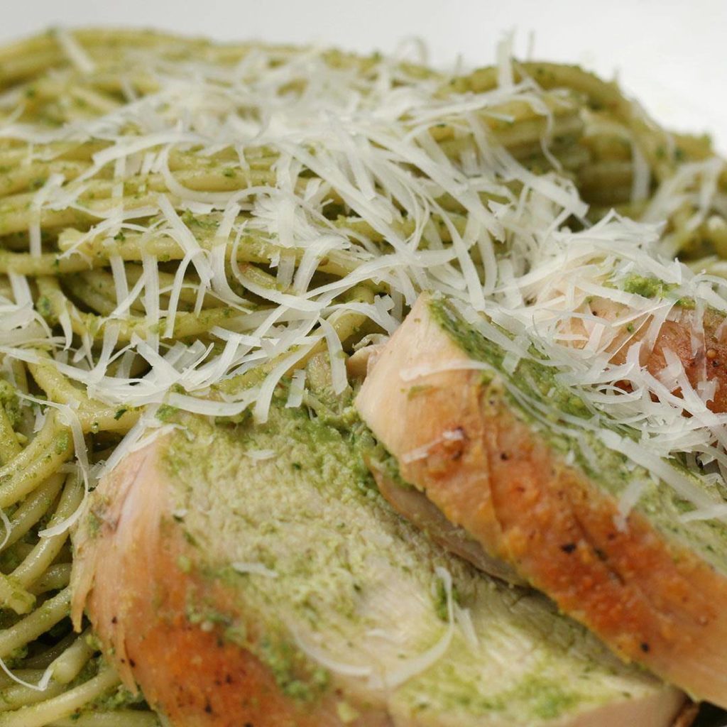 Spinach Pesto Pasta - Cooking TV Recipes